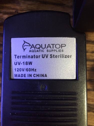 Aquatop Eliminator Series 18w Uv Steralizer. | eBay