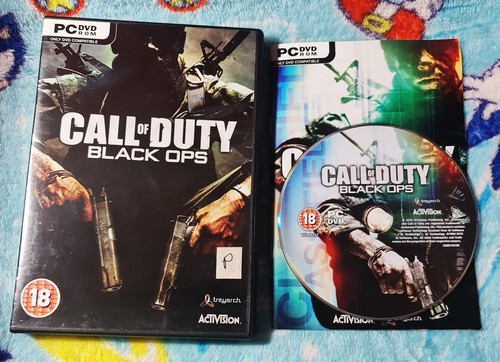 Call of Duty Black Ops 1 PC DVD Windows Game 2010 War FPS COD Physical ...