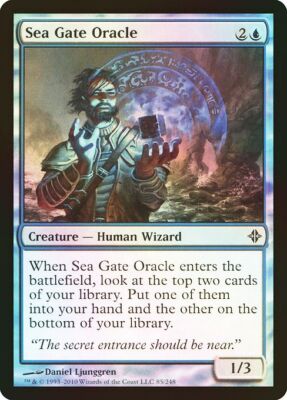 MTG - Sea Gate Oracle / Oracle de Porte des Mer | Rise of the Eldrazi ...