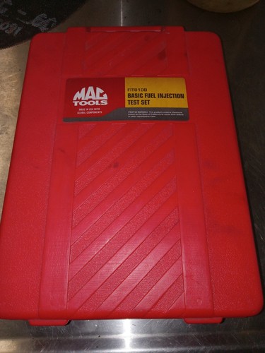 MAC Tools Basic Fuel Injection Test Gauge Kit Set In Red Hard Case ...