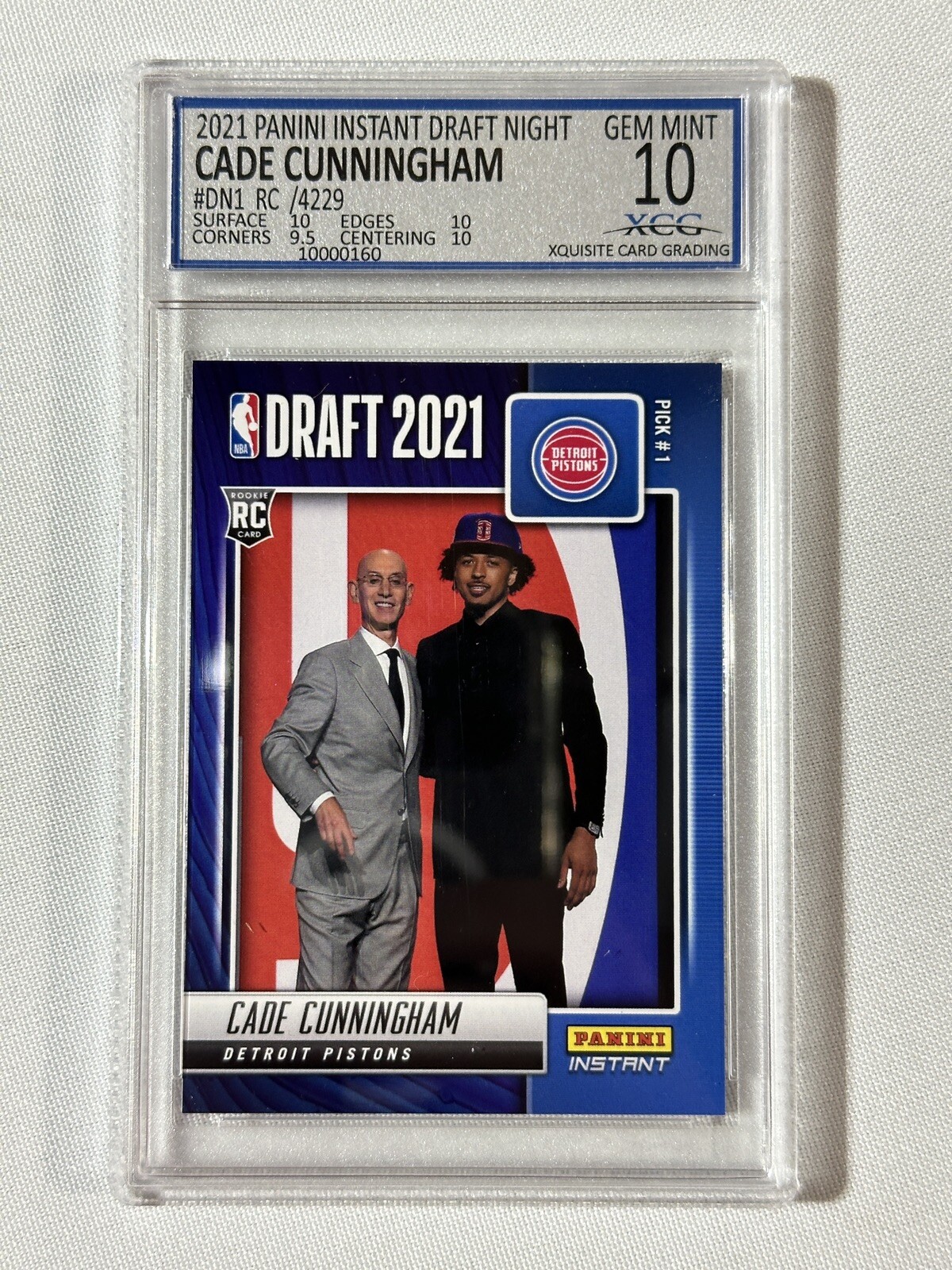 2021-22 Panini Instant - Draft Night 2021 #DN1 Cade Cunningham (RC) for ...