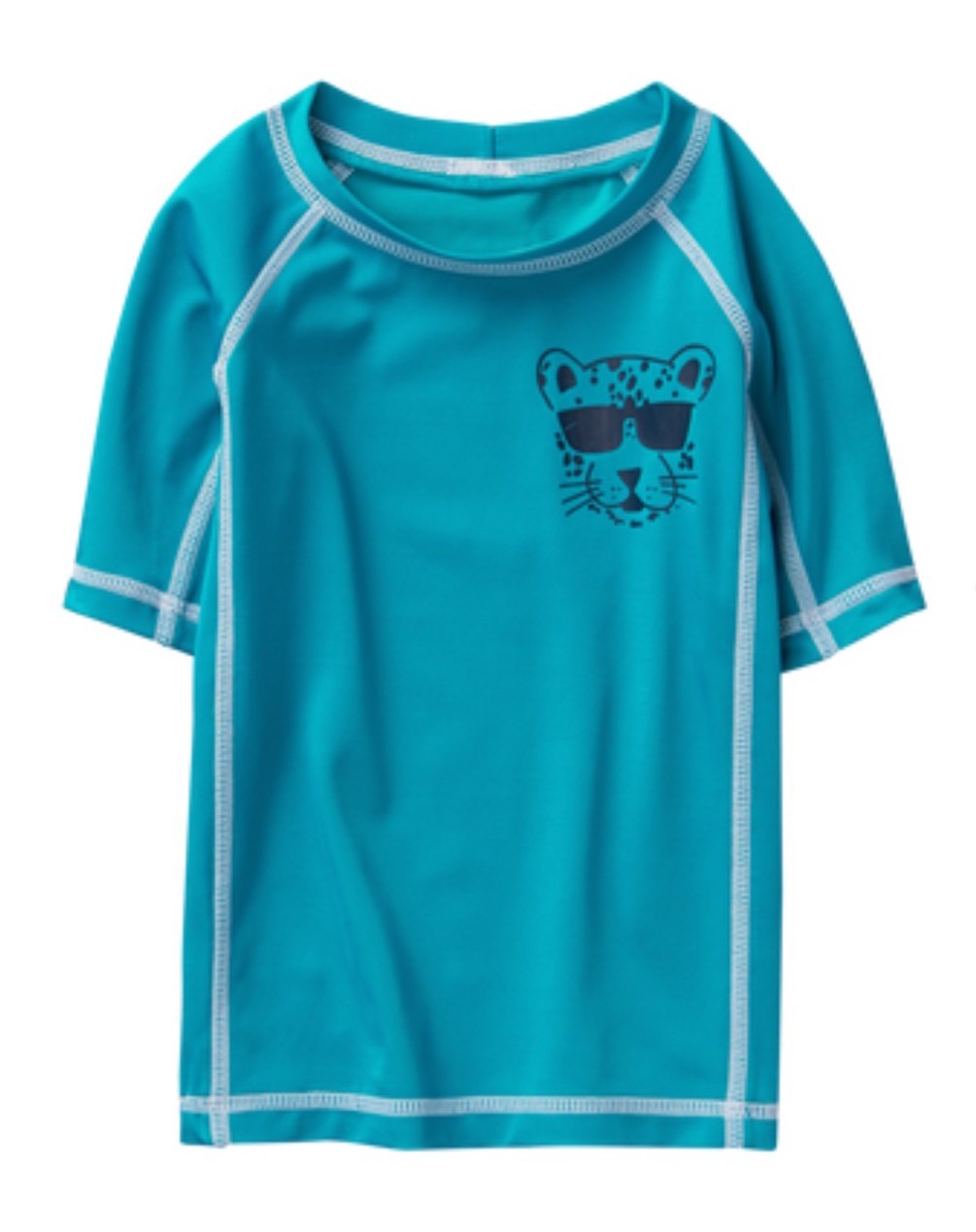 NWT Gymboree SPRING VACATION Boys Cheetah Swim Shop Rash Guard Top ...