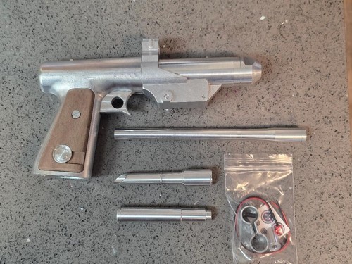 Boba Fett Sedgley Mark V pistol aluminum Fieldmarshal/Blaster Factory ...