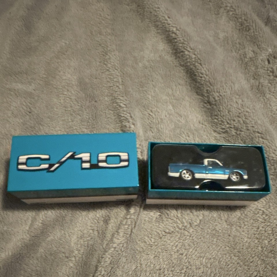 Hot Wheels RLC Exclusive 1969 Chevrolet C-10 Pickup aqua blue | eBay