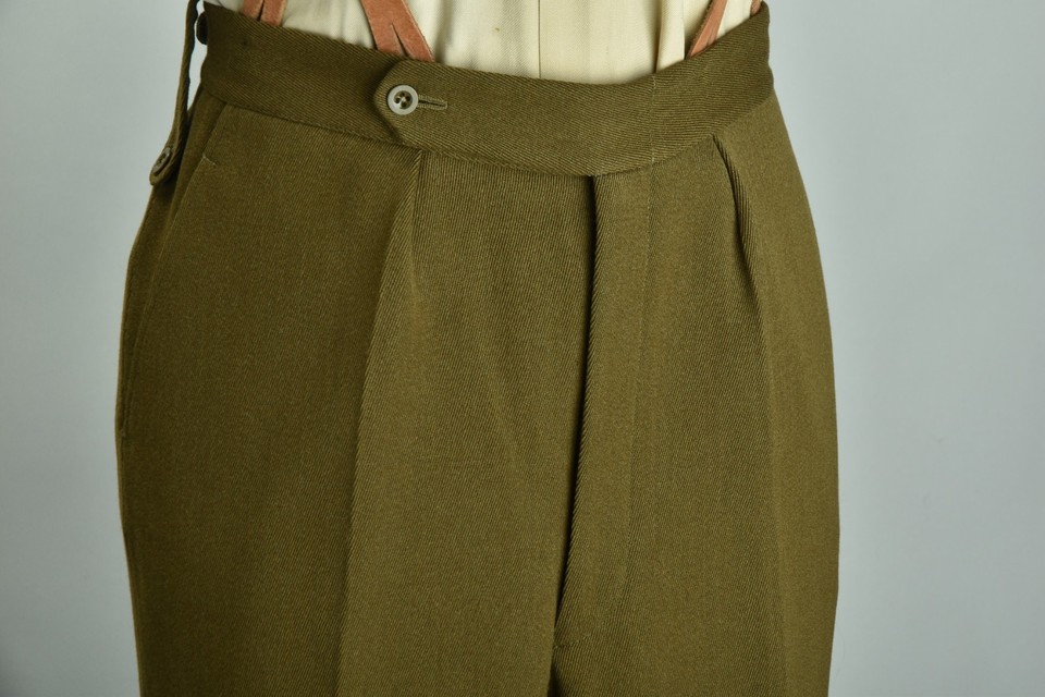 Officers Service Dress Uniform. Cold War Cavalry Twill Trousers w/ Turn ...