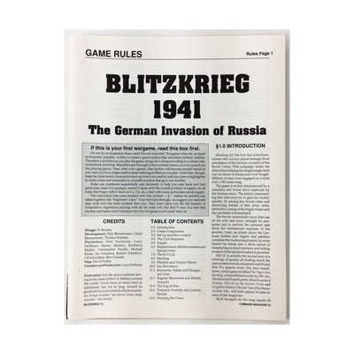 XTR Command Magazine Game Only Blitzkrieg 1941 Bag VG+ | eBay