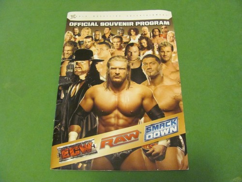 WWE Official Souvenir Program ECW Raw Smack Down 2008. | eBay
