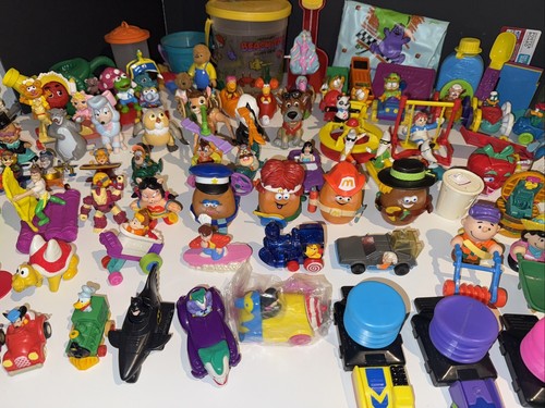 McDonalds Happy Meal Toy Lot Of 100 Vintage 80s 90s Disney Mario Looney ...