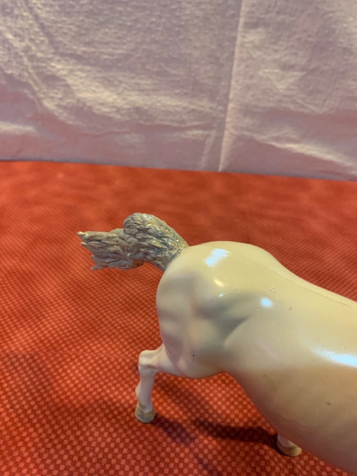 American Character Bonanza Horse 1960 has been painted Cream color ...