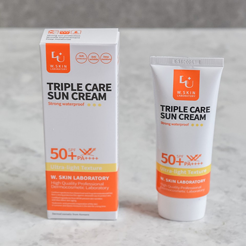 W.SKIN LABORATORY Triple Care Sun Cream 2.11oz / 60g SPF50+ PA++++K ...