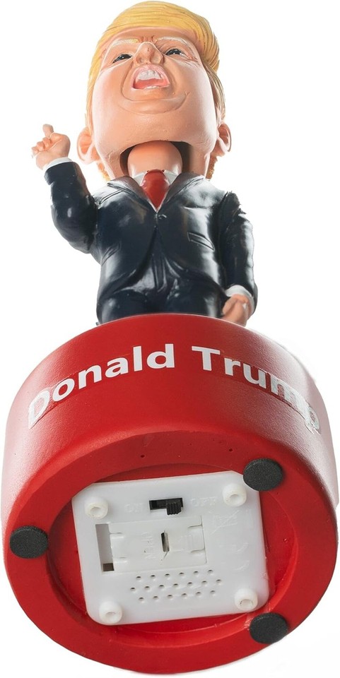 Donald Trump Bobblehead - Talking Bobble Head with Audio Lines, Iconic ...