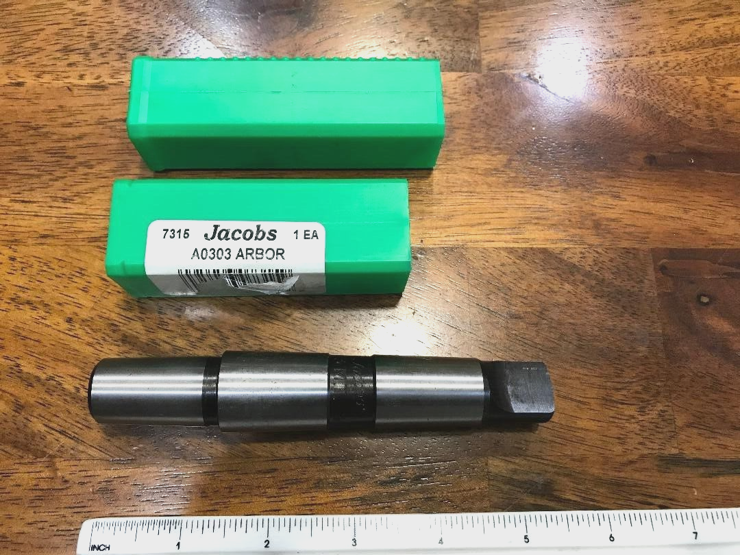 Jacobs Chuck Arbor Part N0. A0303 #3 Jacobs Taper, #3 M.T. ~ from ...