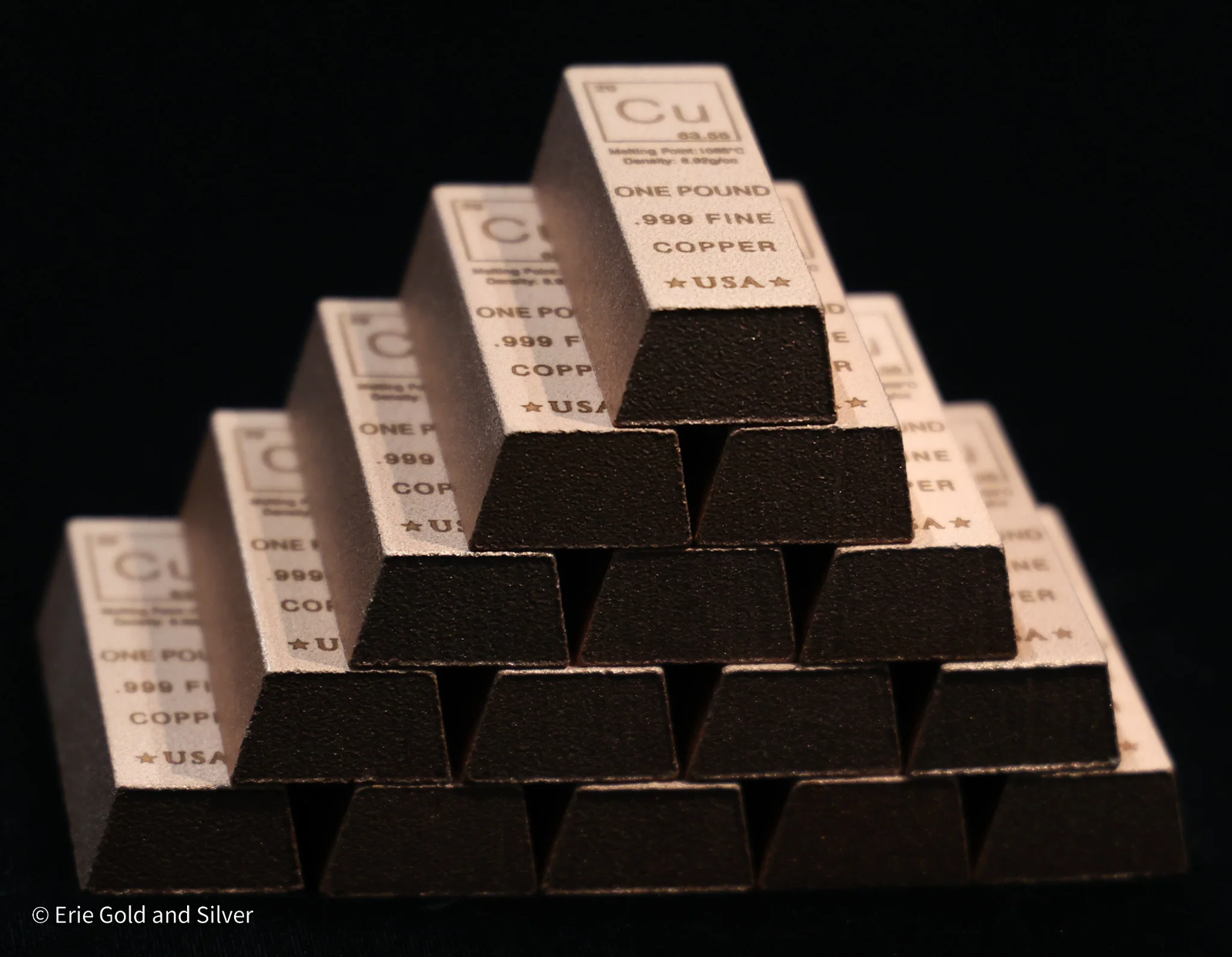 1 Pound lb Copper Trapezoid Ingot Element Design | eBay