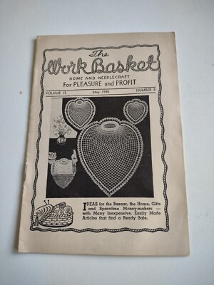 The Workbasket Magazine May 1948 Vintage Home Goods Crafts Patterns ...