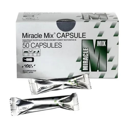 GC Miracle Mix Caps Metal-Reinforced Crown & Core Build-Up 50/Pkg | eBay