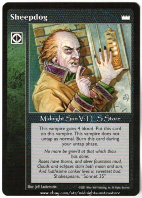 Sheepdog Lords of the Night V:TES VTES Vampire CCG | eBay