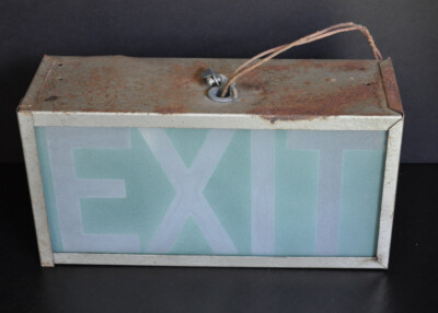 Exit Signs - Vintage Exit Sign