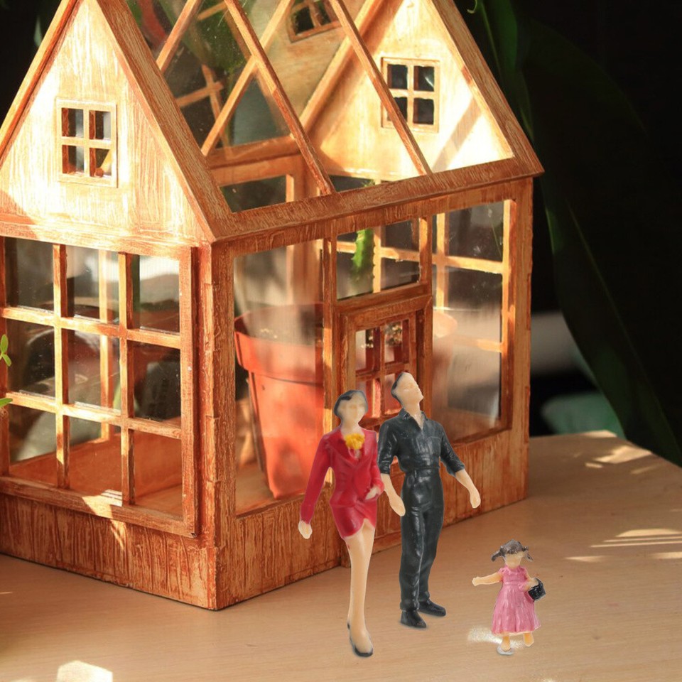 20 PCS Dollhouse Figurines Miniature People Color Model Bulk Miniatures ...