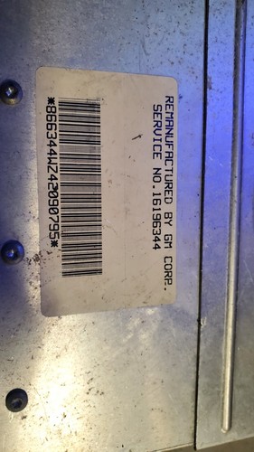 1987 - 1992 GM ENGINE COMPUTER 16196344 OEM | eBay