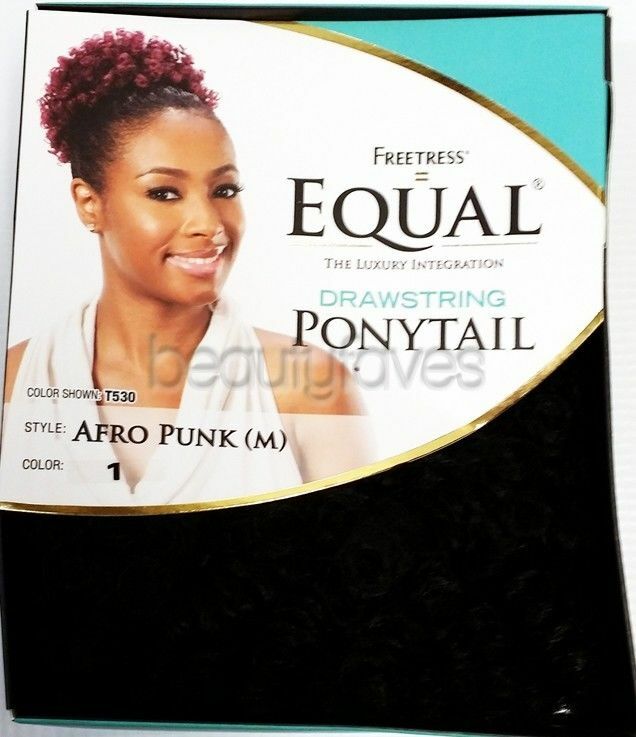 AFRO PUNK MEDIUM BY SHAKE N GO FREETRESS EQUAL DRAWSTRING PONYTAIL | eBay