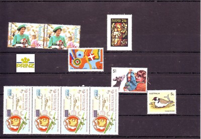 10 PRINZ 5 Strip Stamp Stock Cards with cover flap, size210 mm x 148 mm ...