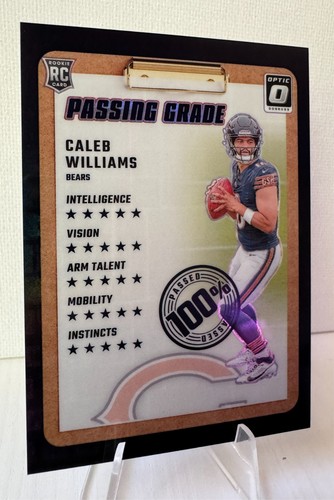 2024 Donruss Optic - Caleb Williams Passing Grade #1 Black Pandora /25 ...