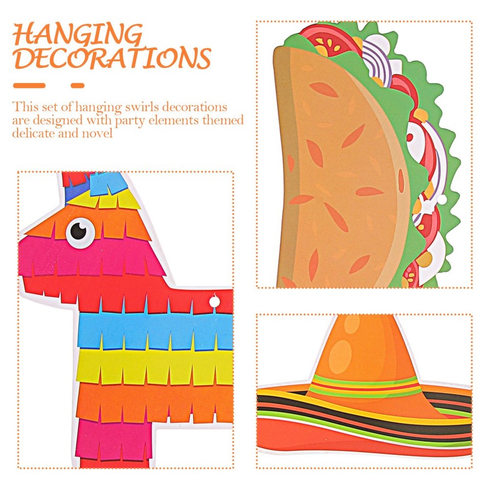 20 Pcs Party Themed Hanging Swirl Decoration Ceiling Decorations | eBay ...