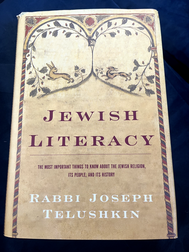Jewish Literacy Hardcover Book By Rabbi Joseph Telushkin 2001 Over 700 ...