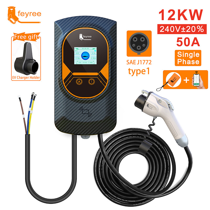 Feyree Level 2 EV Charger For Chargepoint Charging Station J1772 Fast ...