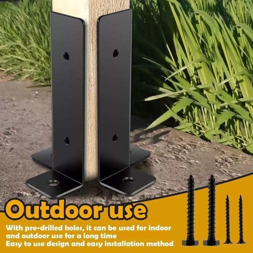 Black Gazebo Bracket Adjustable Fence Bracket New Beam Connectors ...