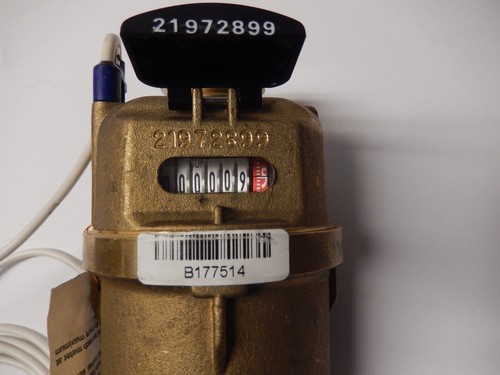 NEW Elster Amco V100 Water Meter PSMT. 20mm x 190mm PSM - PN16 - 3/4 ...