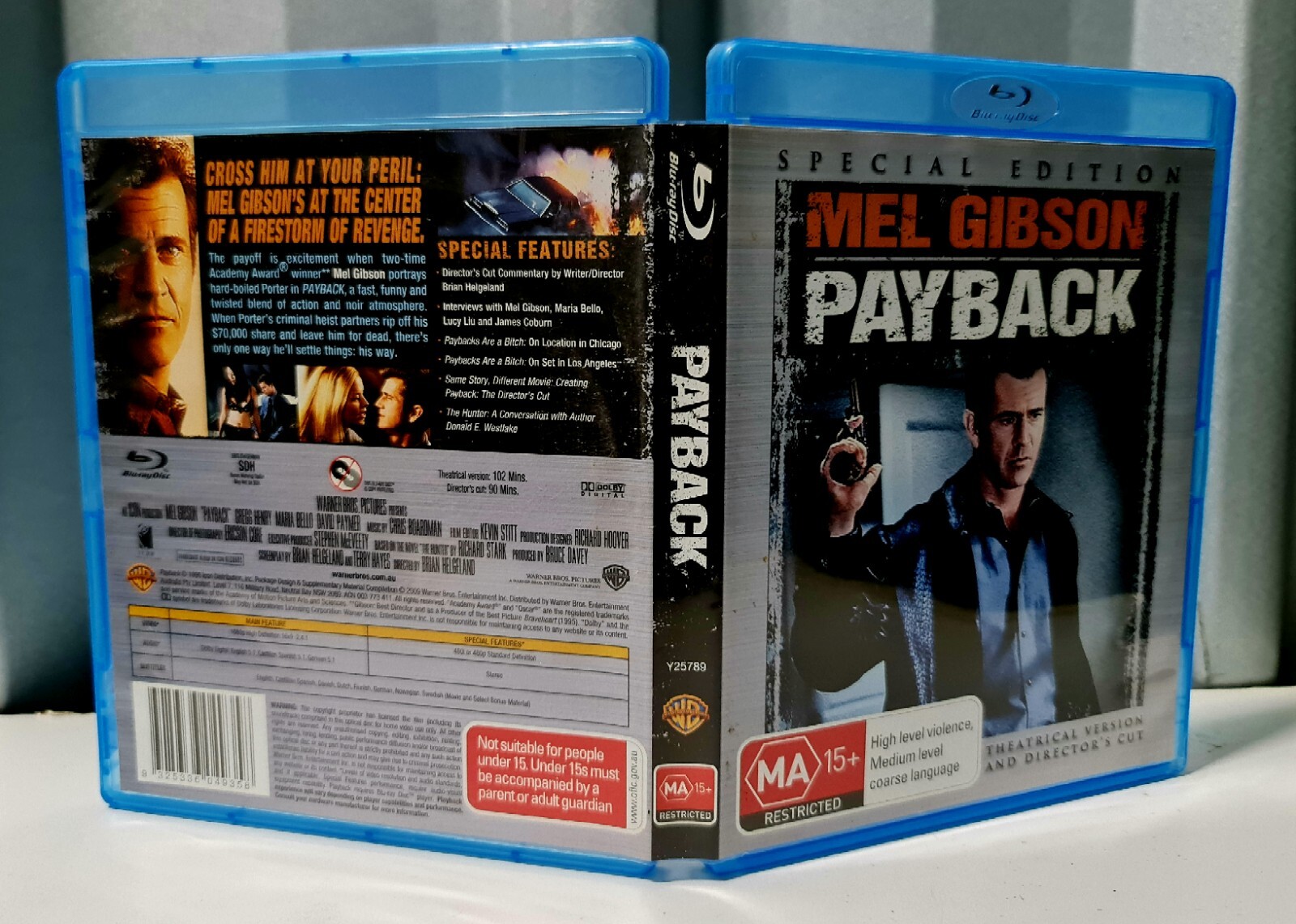 Payback - Region B Bluray, Mel Gibson, 1998. 9325336049358 | eBay
