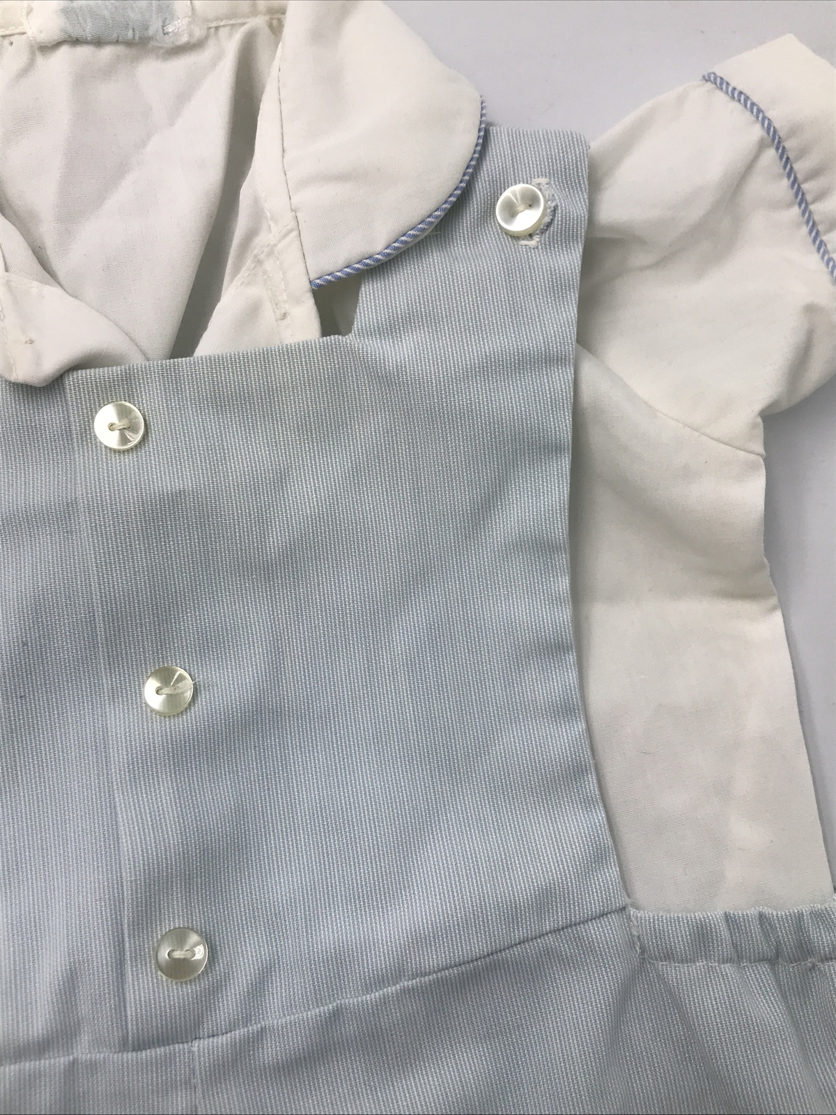 Vintage Danny Dare Toddler's Bear Blue Button Close O… - Gem