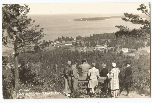Copper Harbor, MI Michigan old RPPC Postcard, Overlook by Cook | eBay