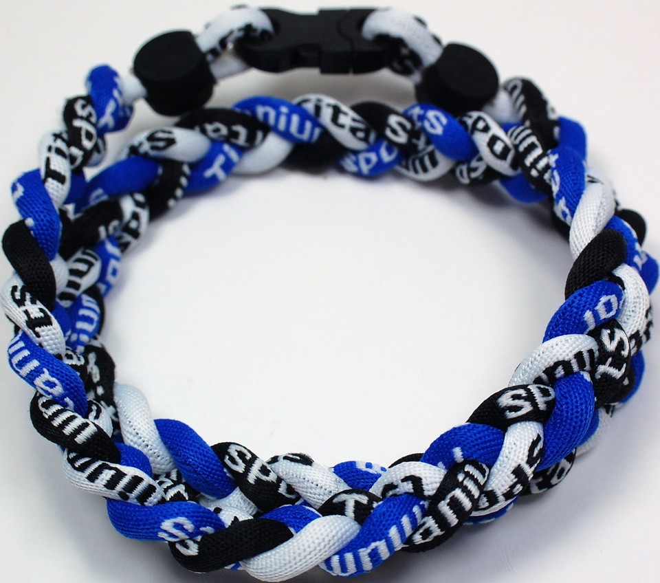 24" and 20" Tornado Braided Sports Rope Necklace Twisted Baseball ...