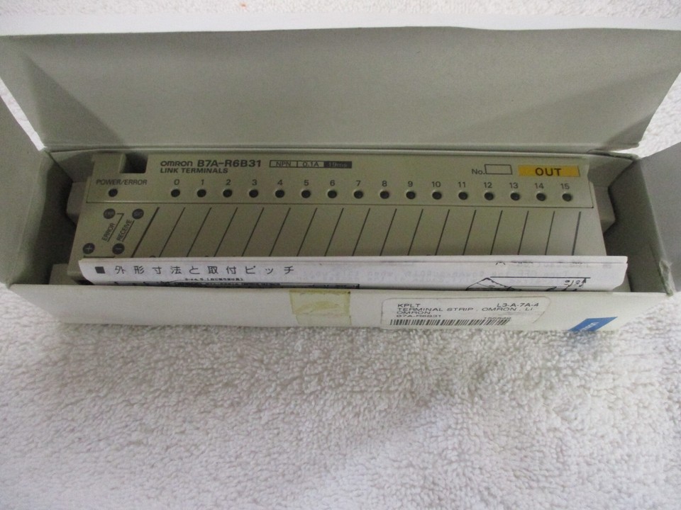 NIB Omron Link Terminals B7A-R6B31 | eBay