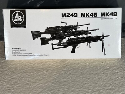 MK 48 Light Machine Gun LMG in Black Arms 1/6 Scale Action Figure ...