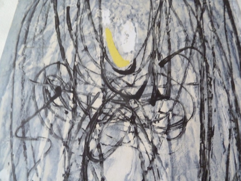 Barbara Hepworth Lithograph Print " Abstract " Signed c1960's- Sells up ...