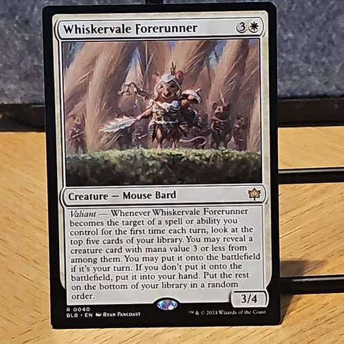 MTG Whiskervale Forerunner Bloomburrow Set Rare #40 NM Fresh Pull No ...