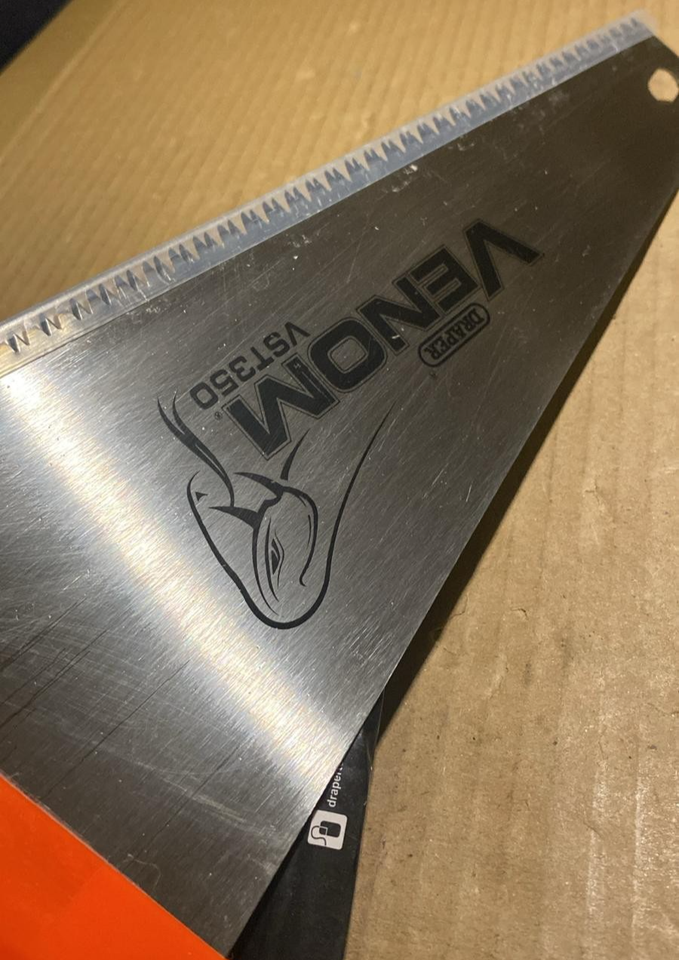 Draper Venom 8ppi/7tpi Tool Box S*aw First Fix Triple Ground 350mm DIY ...