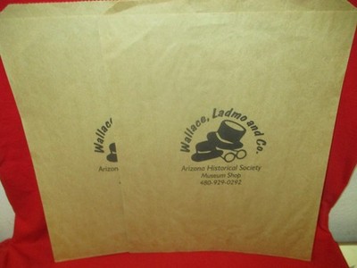 Wallace & Ladmo Gift shop paper bags new Arizona Historical Society ...