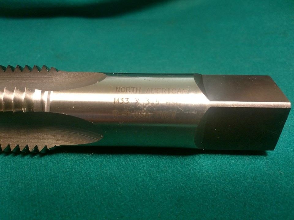 North American M33 x 3.5 HSG D-9 5V27 Tap - 4 Flute (NEW) | eBay