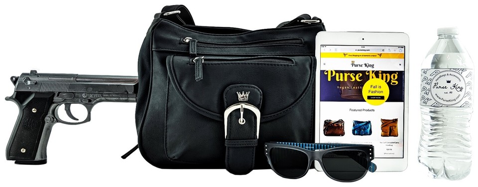 Purse King Pistol CCW Concealed Carry Handbag & Crossbody Bag, Gun ...
