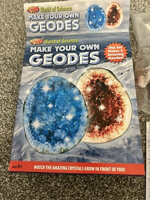 World of Science Make Your Own Geodes Science Experiment Kit - Pack of ...