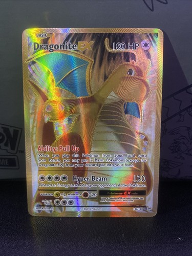 Dragonite EX 106/108 XY Evolutions NM Full Art Ultra Rare Pokemon Card ...