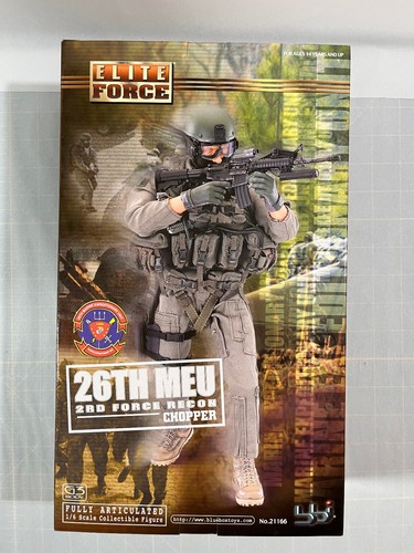 1/6 Very Rare BBI Elite force 26 MEU 2nd Force Recon "Chopper" NEW MISB ...
