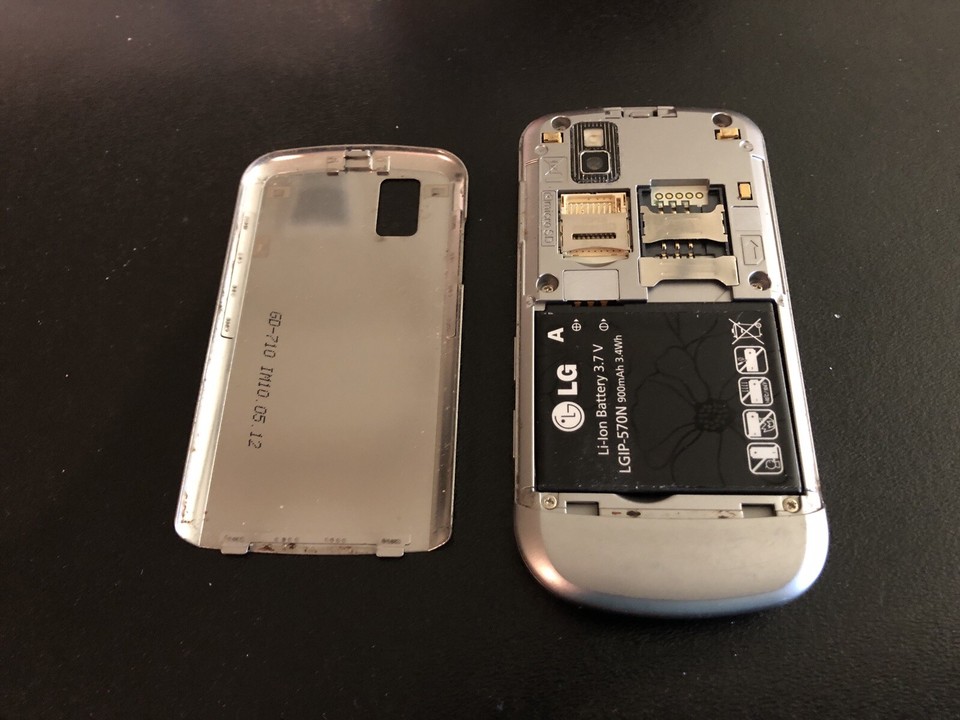 LG Shine II (AT&T) GD710 Brushed Silver World Slider Cell Phone W/ Box ...