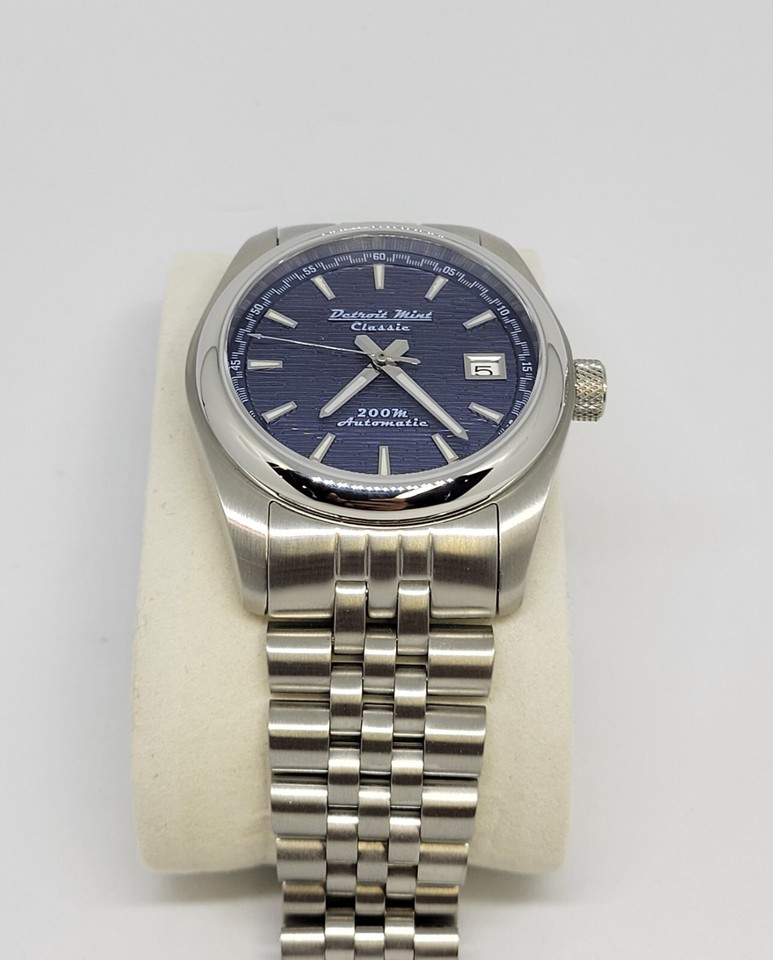 Detroit Mint Classic Automatic Dress Sports Watch Blue Horizon | eBay
