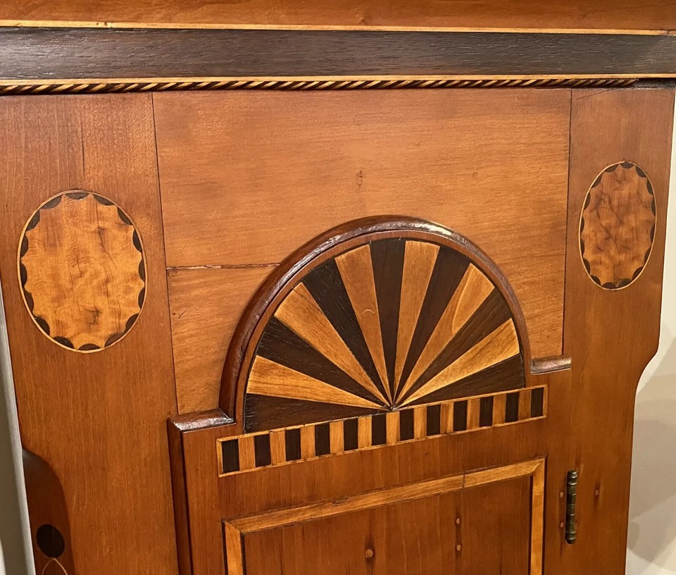 PA 19th Century Federal Cherry Tall Case Clock, Jedediah Weiss ...