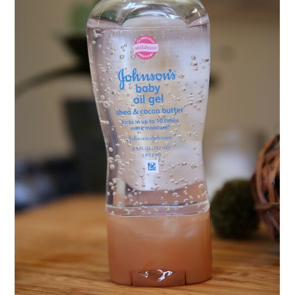 Johnson's Baby Oil Gel Shea Cocoa Butter 10 times Moisture Gentle Mild ...